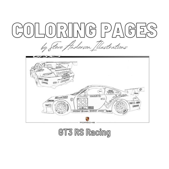 Race Car Coloring Pages Side View