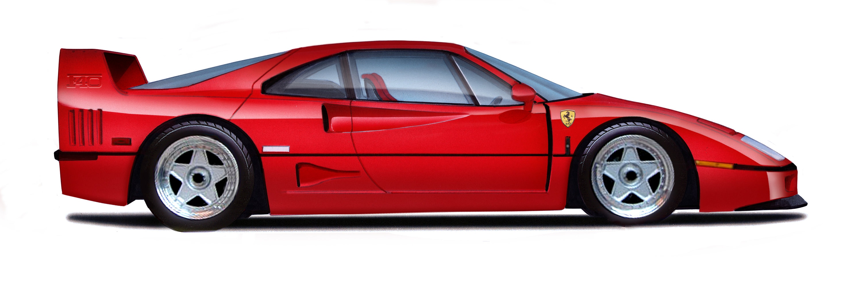 Ferrari F40 Coloring Pages