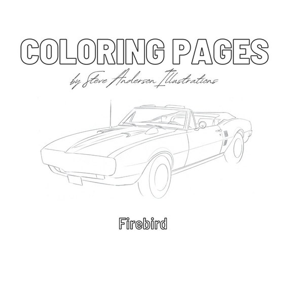 Firebird Coloring Page | Etsy