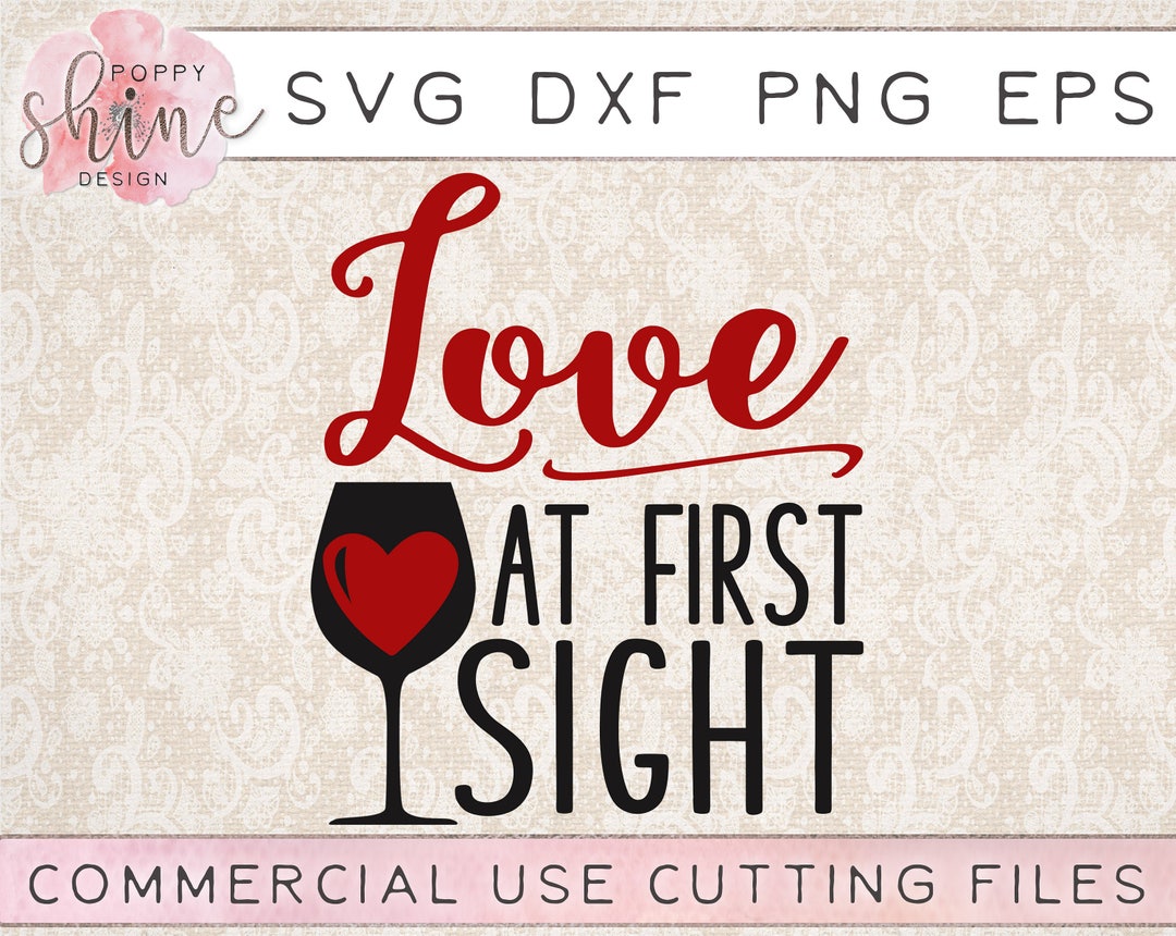 Love at First Sight Svg Dxf Png Eps Cutting File for Cricut and ...