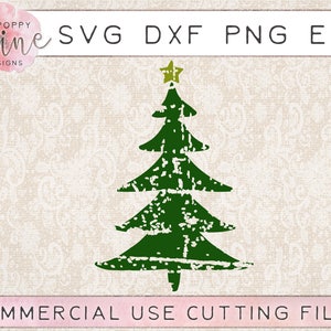 Rustic Christmas Bundle of 3 Svg Dxf Png Eps Cutting Files for Cricut ...