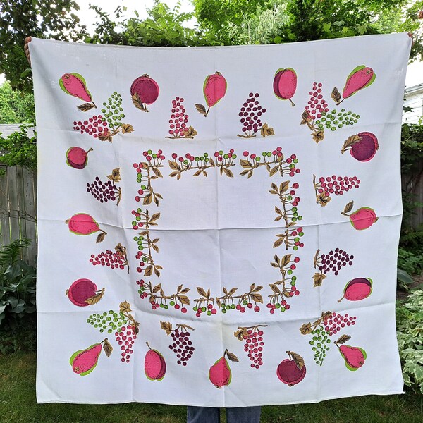 Fruit Tablecloth - Etsy