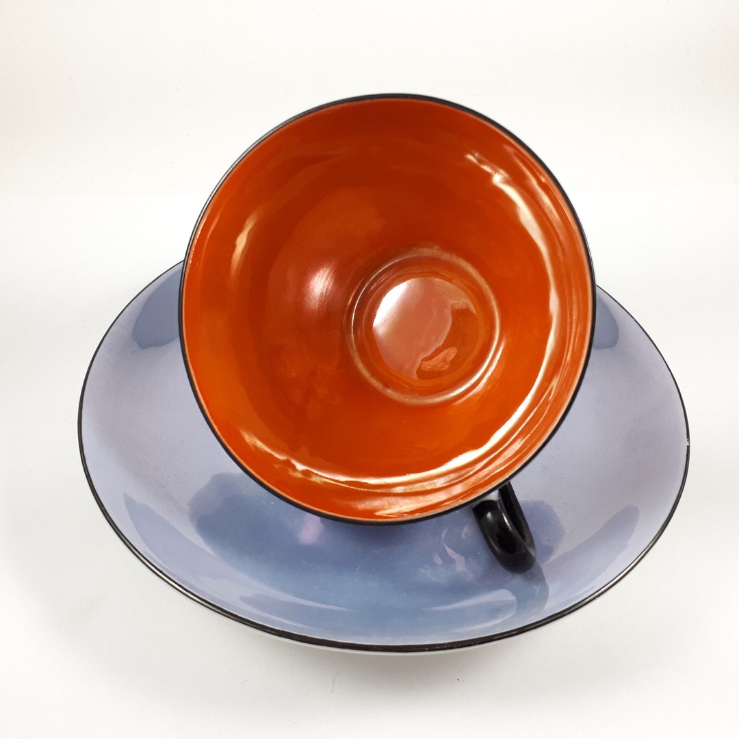 Vintage Lusterware Teacup and Saucer, PK Unity Germany, Luster Ware ...