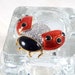 Signed Butler Ladybug Pin Red Enamel Clear Crystals Gold - Etsy
