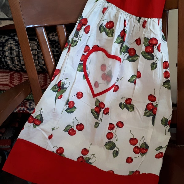 Cherry Apron - Etsy