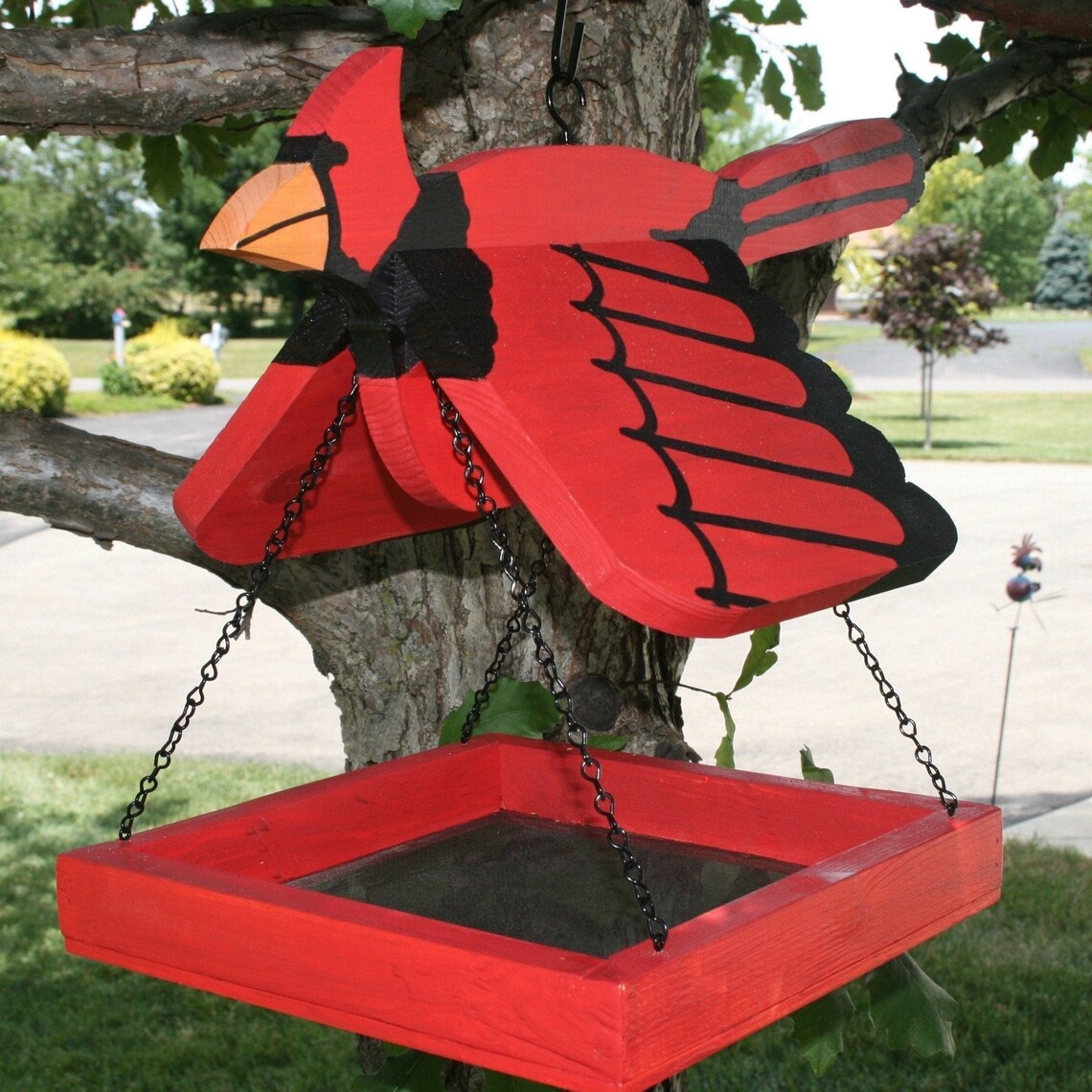 Cardinal Bird Feeder - Etsy