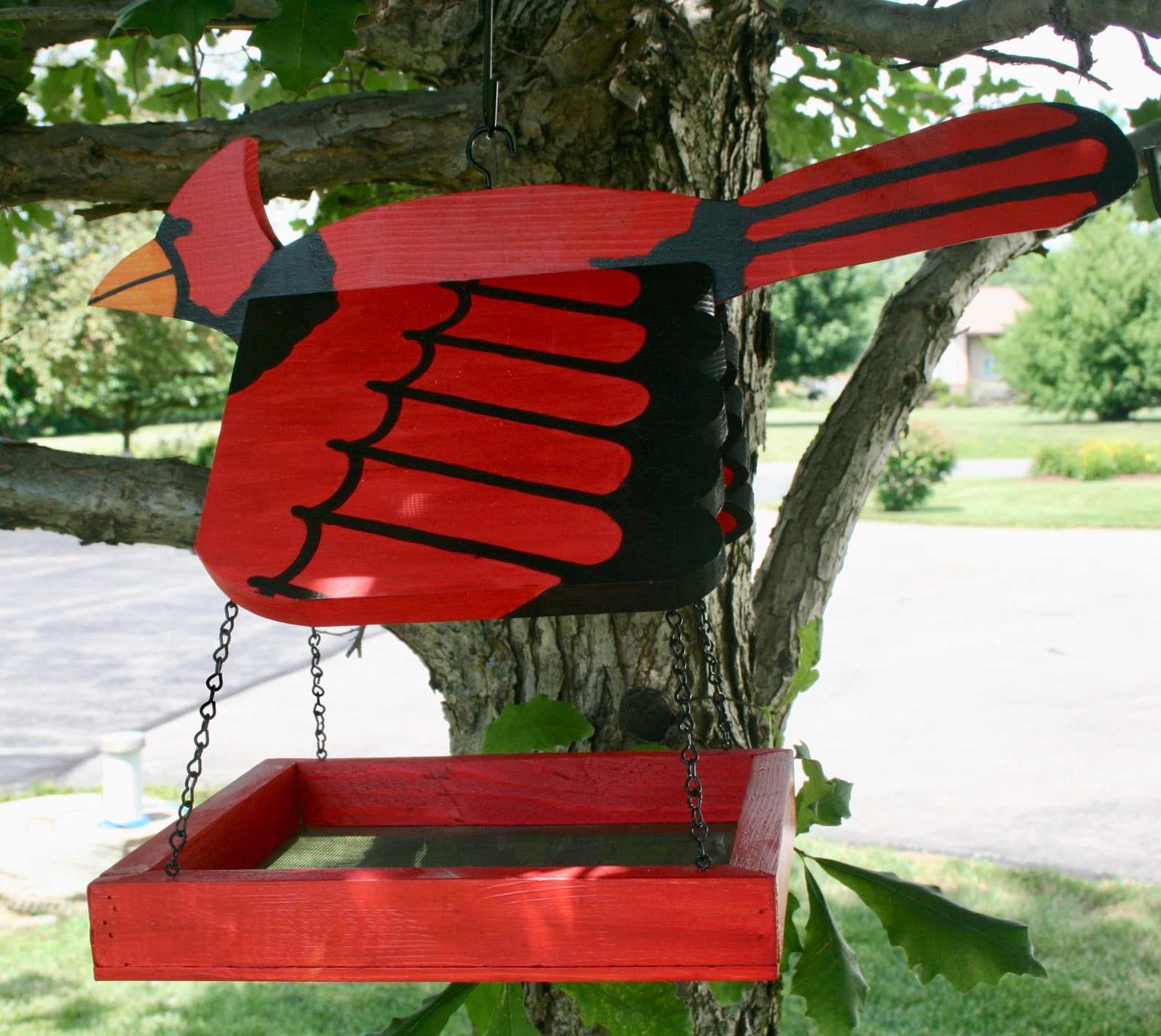 Cardinal Bird Feeder - Etsy