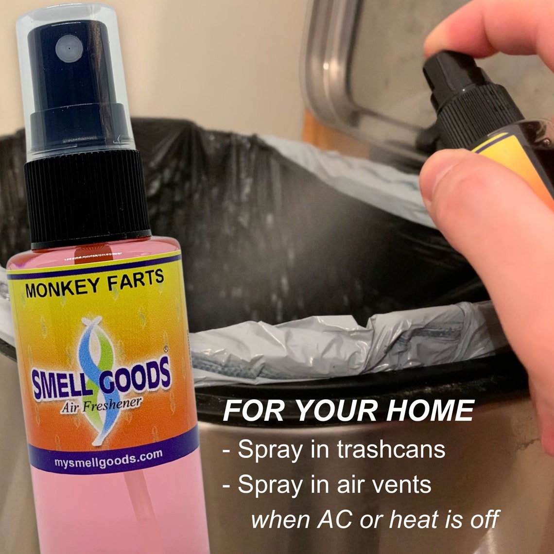 MONKEY FARTS - 2.5 Oz. Air Freshener Spray - Car Air Freshner ...
