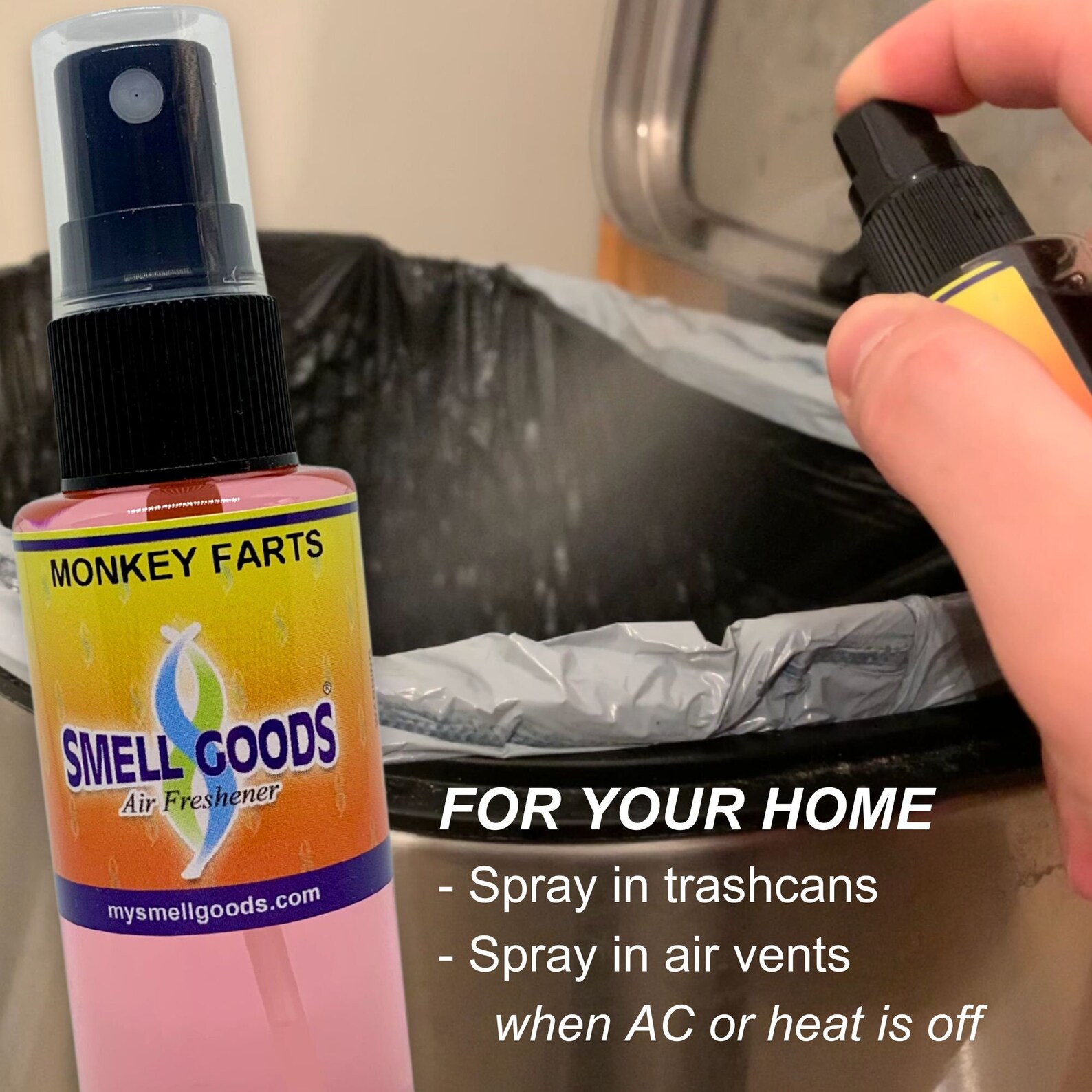 MONKEY FARTS - 2.5 Oz. Air Freshener Spray - Car Air Freshner ...
