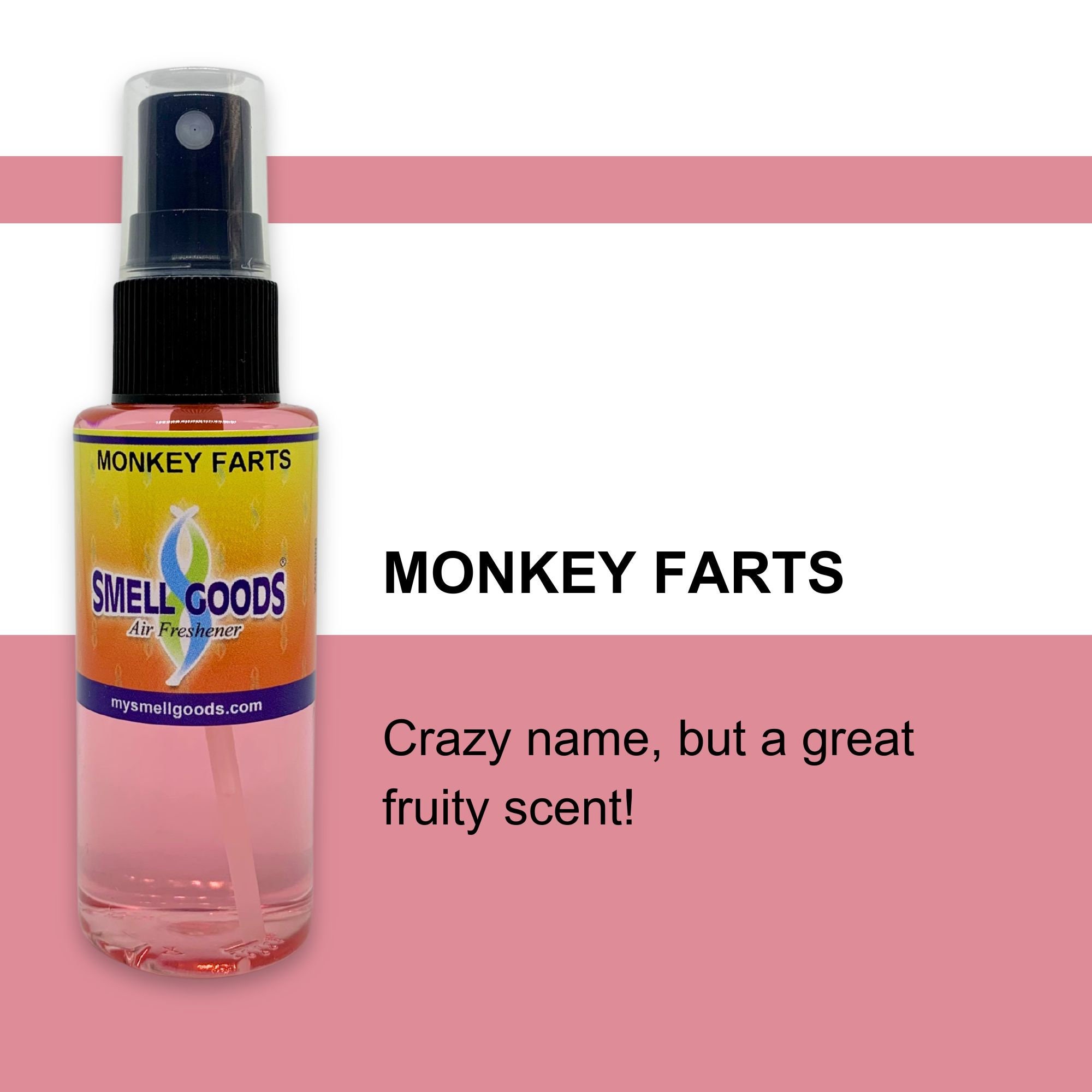 MONKEY FARTS - 2.5 Oz. Air Freshener Spray - Car Air Freshner ...
