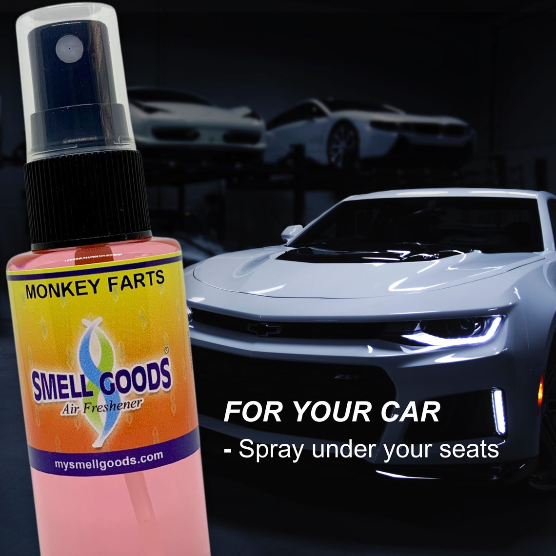 MONKEY FARTS - 2.5 Oz. Air Freshener Spray - Car Air Freshner ...