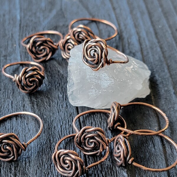 Copper Wire Ring - Etsy