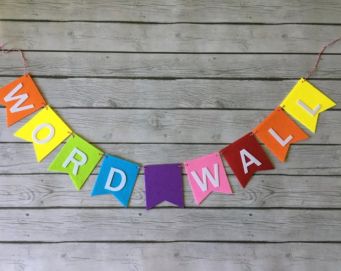 Word Wall, Word Wall Banner, Classroom Banner, Teacher Banner, Word ...