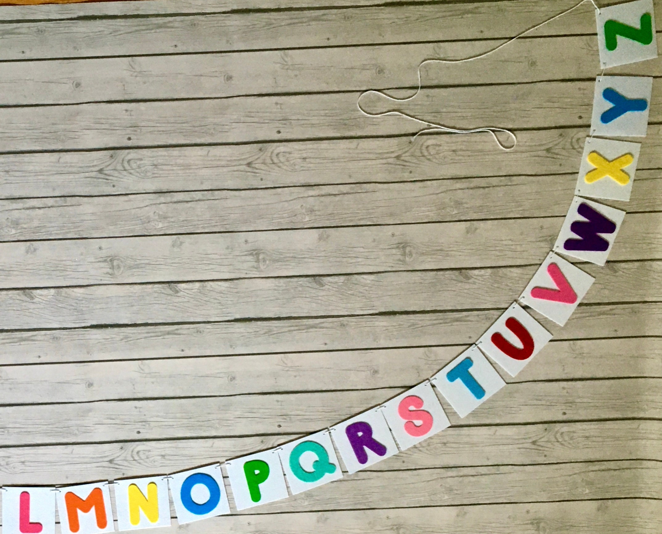 ABC Banner, Alphabet Banner, Pre-k Classroom, Pre-k Teacher, Pre-k ...