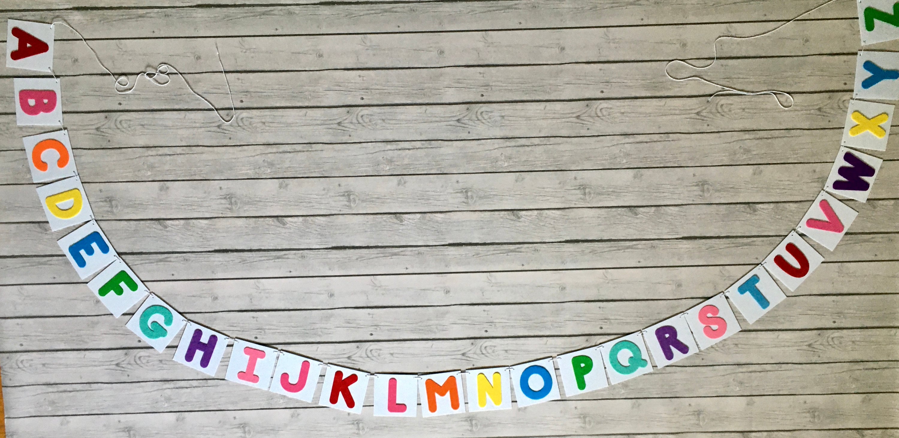 ABC Banner, Alphabet Banner, Pre-k Classroom, Pre-k Teacher, Pre-k ...