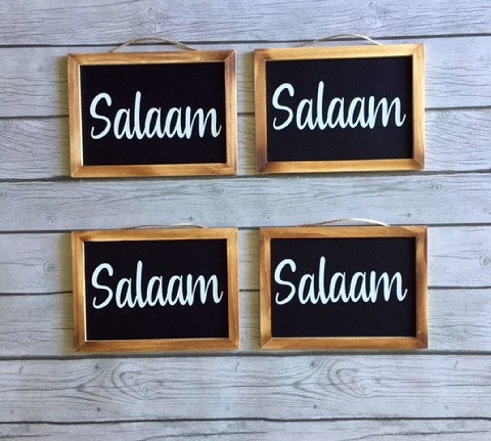 Salaam Sign, Salaam Decor, Islamic Door Decor, Islamic Decor, Islamic ...