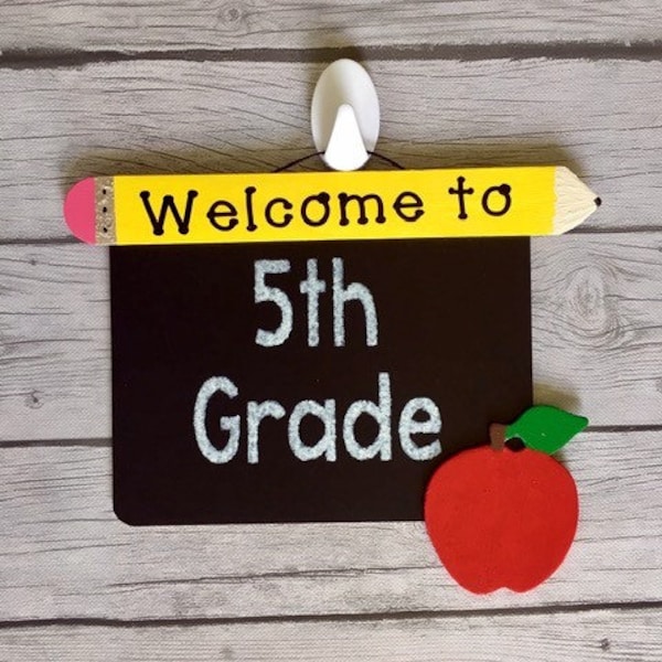 5th Grade Sign - Etsy