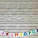 Felt Alphabet Banner, Classroom Decor, Educational Garland - Etsy