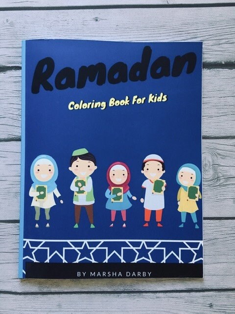 Ramadan Coloring Book, Ramadan Gift, Islamic Coloring Book for Kid ...