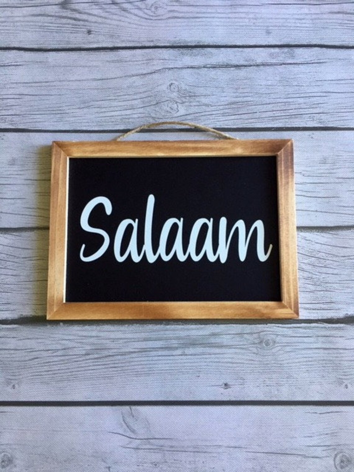 Salaam Sign, Salaam Decor, Islamic Door Decor, Islamic Decor, Islamic ...