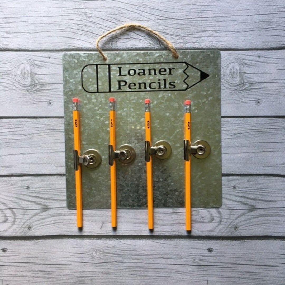 Loaner Pencil Sign, Pencil Rental, Magnetic Board, Teacher Pencil ...