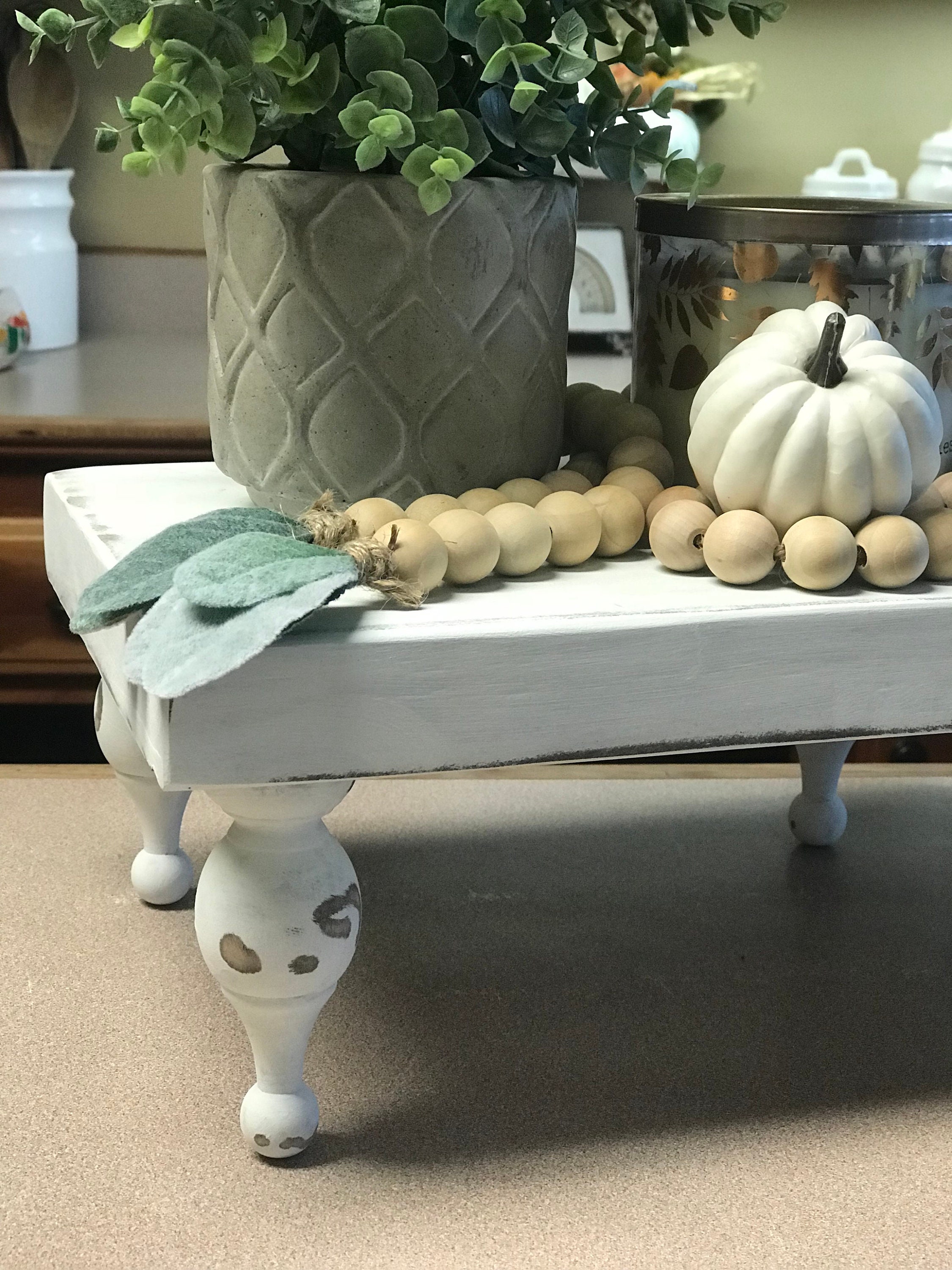 Farmhouse Pedestal Stand Riser Kitchen Decor Mothers Day - Etsy