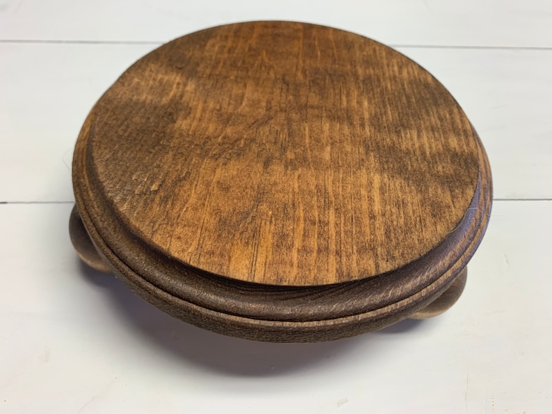 Farmhouse Riser Decor Wood Round Riser Modern Riser - Etsy