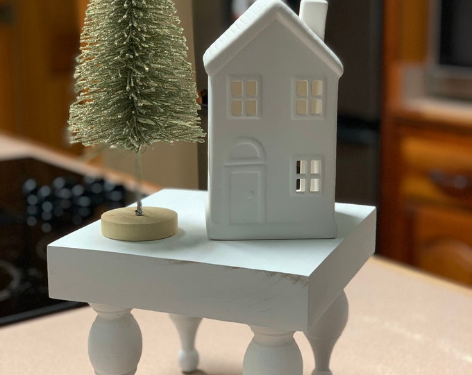 Farmhouse Riser Riser Wood Riser Kitchen Riser White Wood Riser Home ...