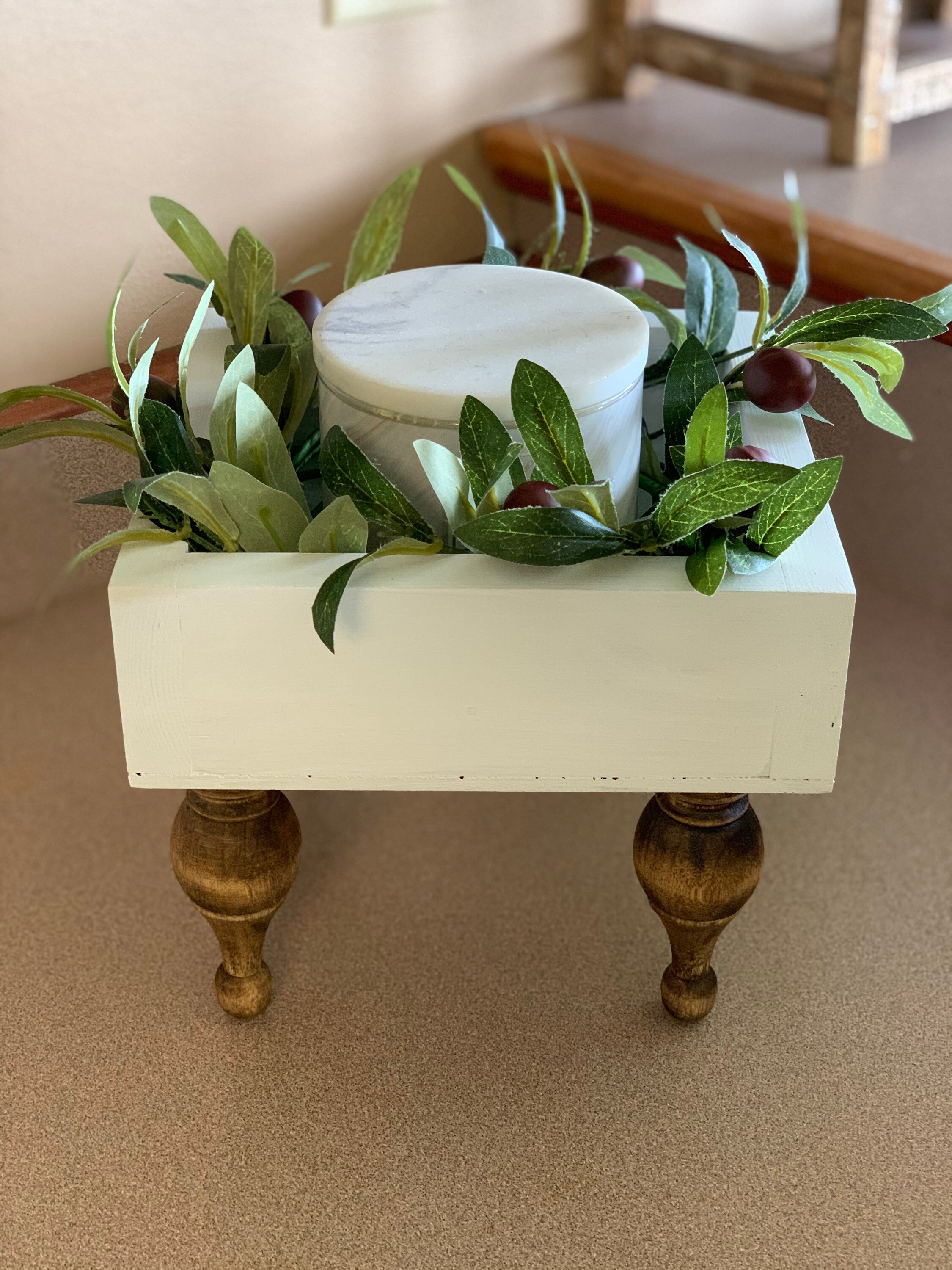 Farmhouse Wood Riser Rustic Tray Country Decor Gift Home | Etsy