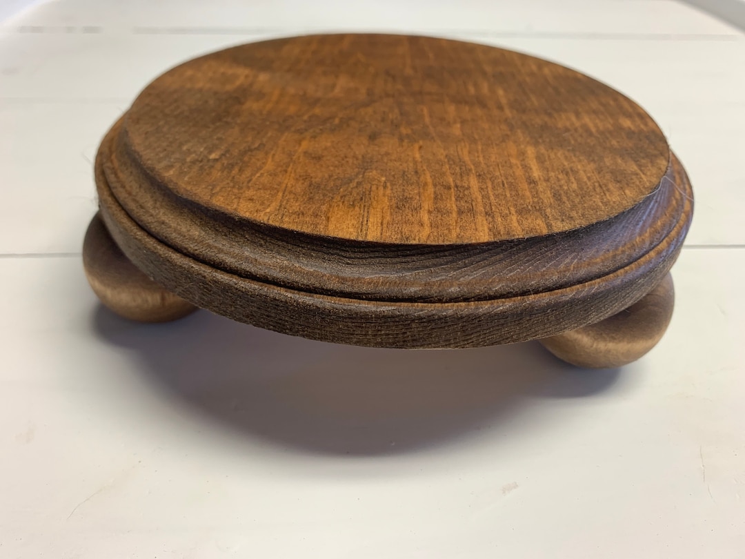 Farmhouse Riser• Decor• Wood Round Riser• Modern Riser• Rustic• Country ...