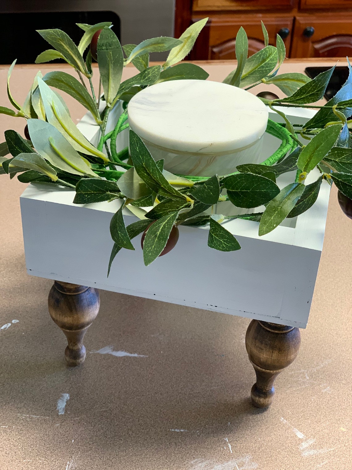 Farmhouse Wood Riser Rustic Tray Country Decor Gift Home | Etsy