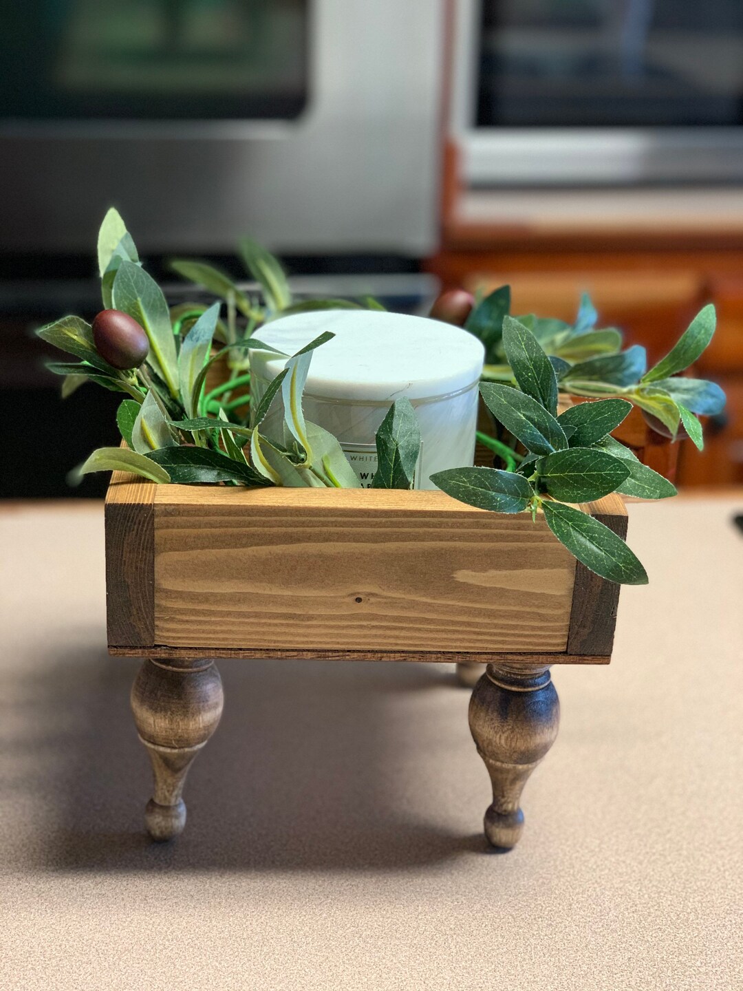 Farmhouse Wood Riser• Rustic Tray• Country Decor• Gift• Home Decor ...