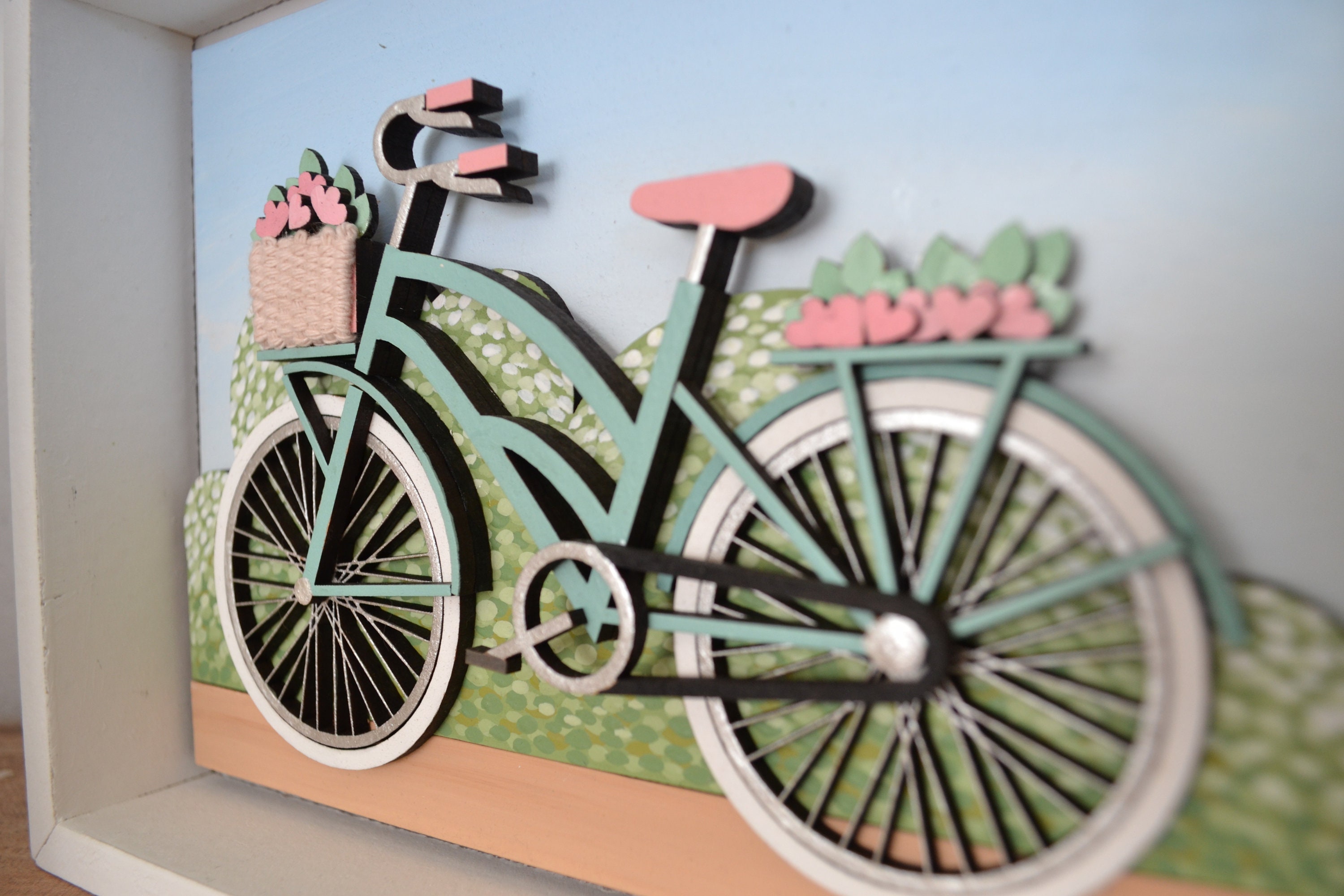 Miniature Bike Laser Cut PDF & SVG Plans Bicycle Charm - Etsy