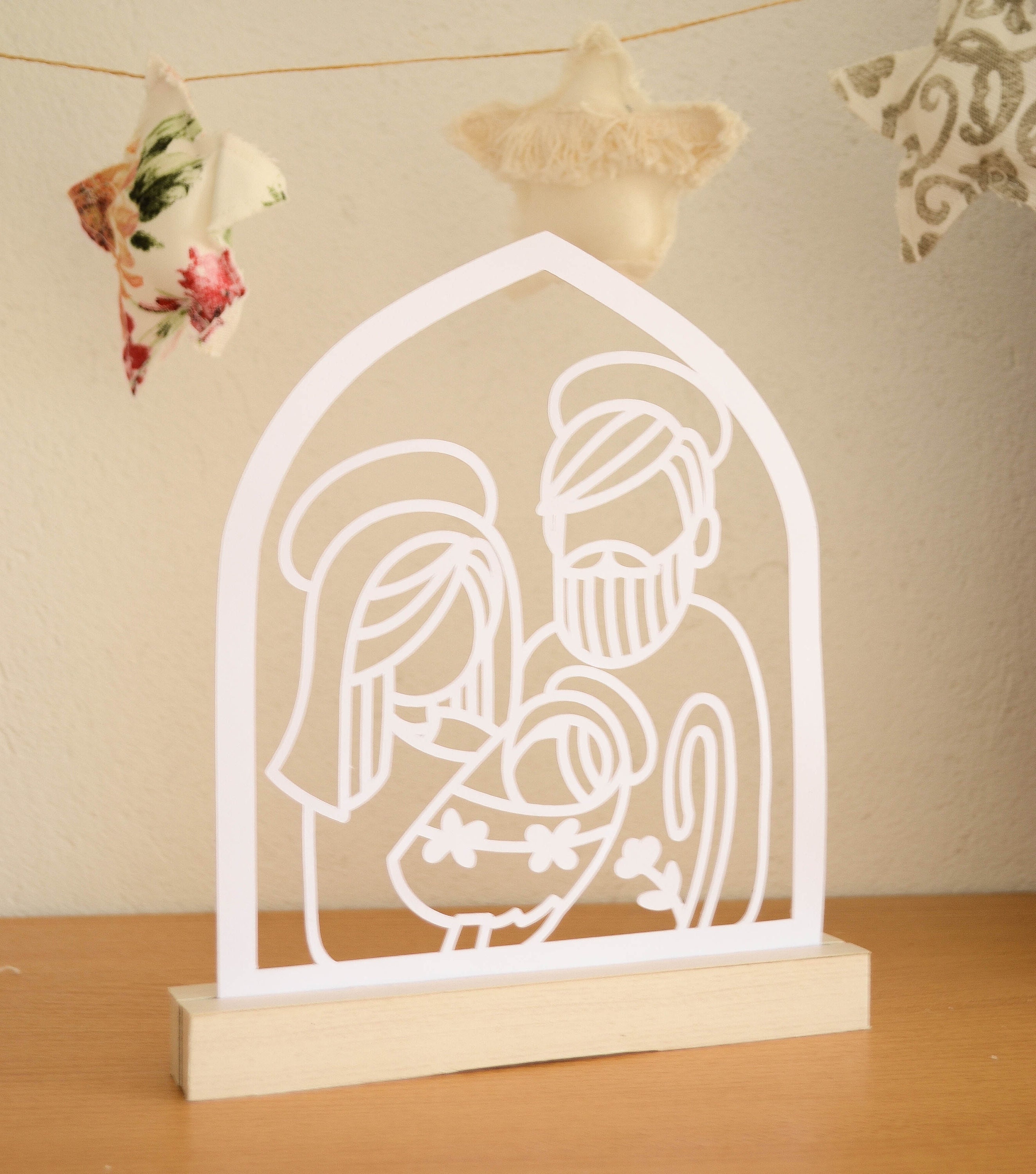 Nativity Scene Digital Files for Cricut or Silhouette Cutter Simple and ...