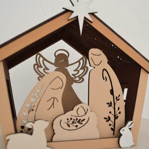 Nativity Scene - PDF SVG File - Christmas Gift - Laser Cut Files ...