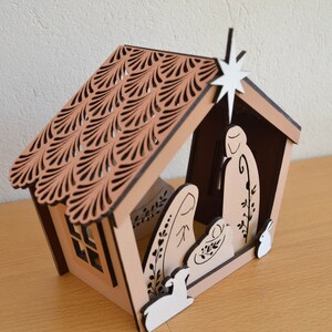 Nativity Scene - PDF SVG File - Christmas Gift - Laser Cut Files ...