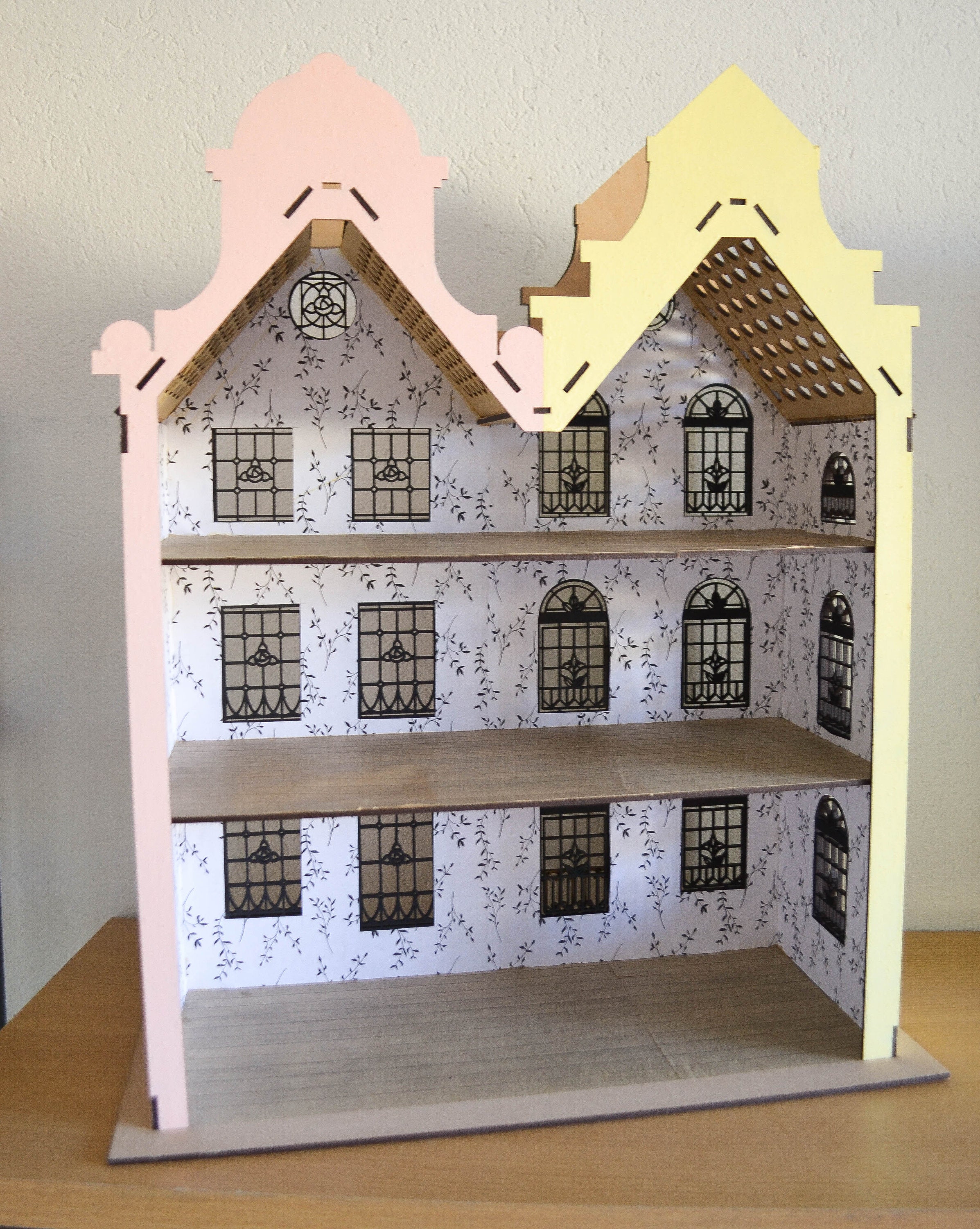 Beautiful Doll House SVG PDF Plans Wooden Miniture Home - Etsy UK