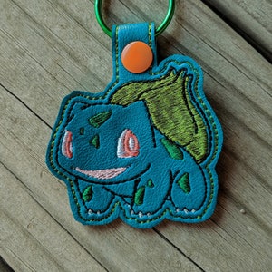 Bulbasaur Keychain, Bulbasaur Keyfob, Pokemon Keychain, Pokemon Charm ...