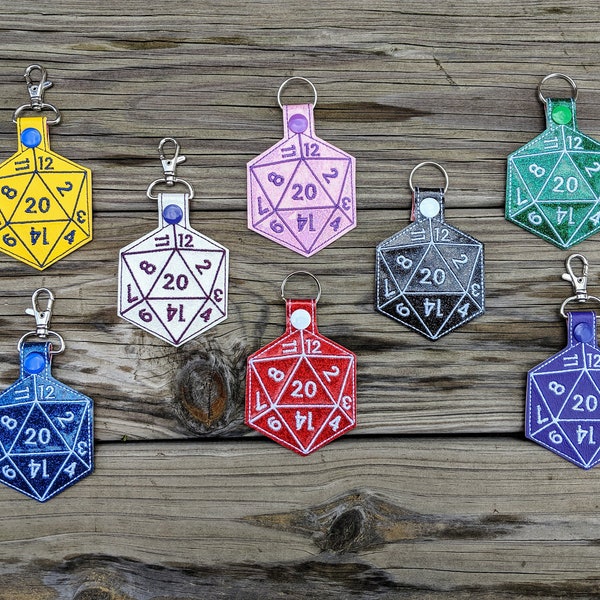 Dice Keychain - Etsy