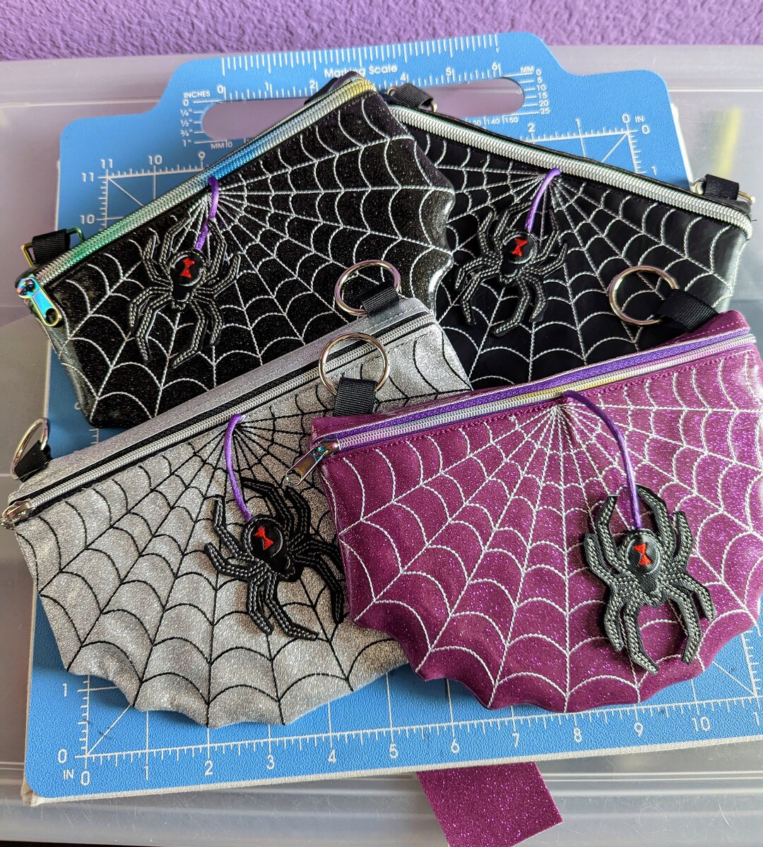 Spiderweb Waist Bag, Spider Fanny Pack, Halloween Bag, Spider Lover ...