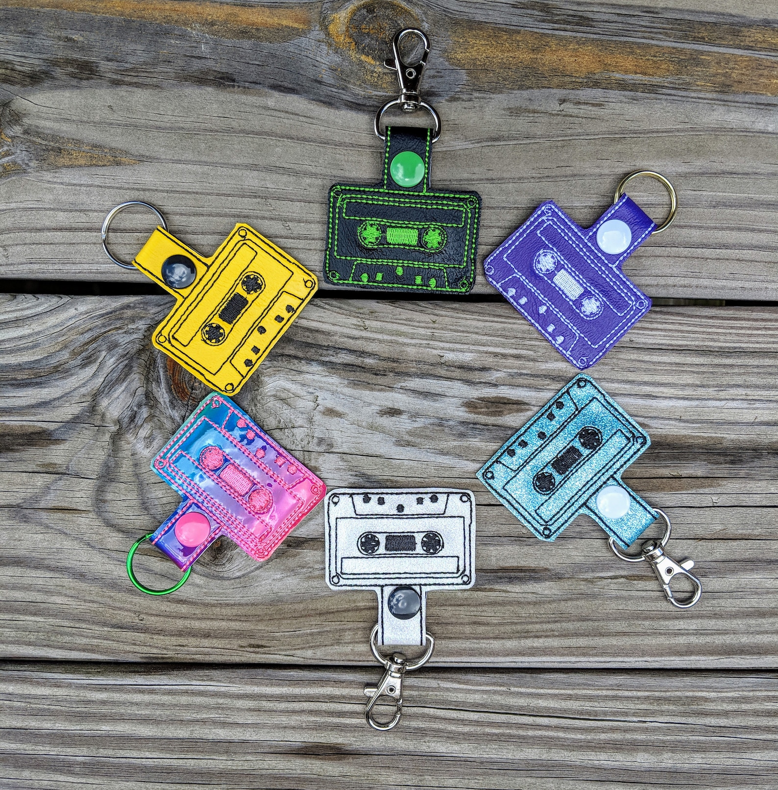 Cassette Tape Keychain Vintage Keychain 80's | Etsy