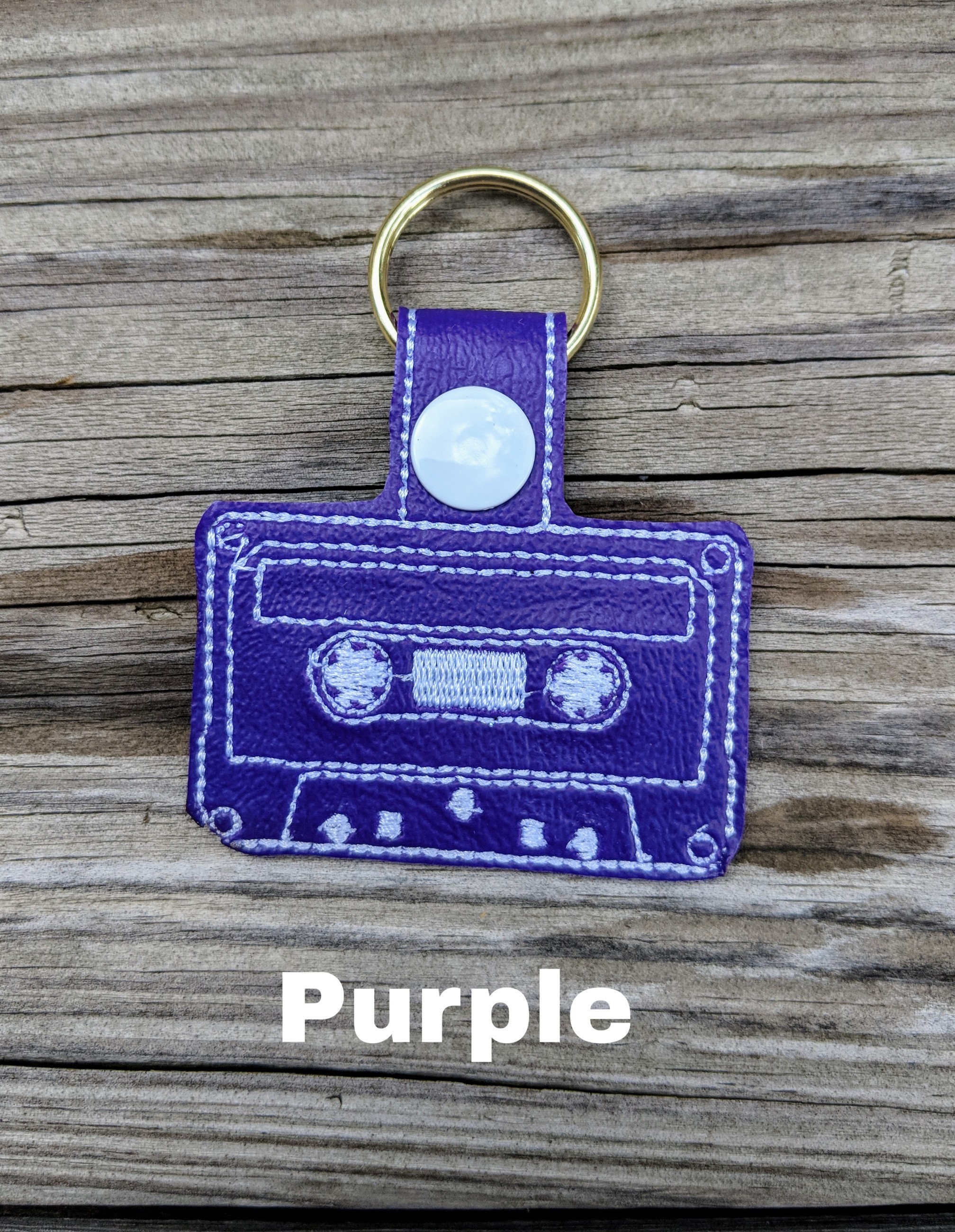 Cassette Tape Keychain Vintage Keychain 80's | Etsy