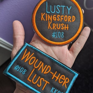 Personalized Patch, Roller Derby Patch, Personalized Roller Derby Gift ...