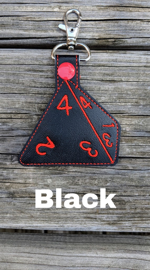 Dice Keychain 4-Sided die D&D Keychain 4-sided dice Board | Etsy