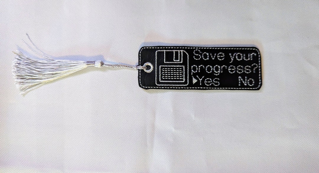 Gamer Bookmark, Save Your Progress, Video Game Gift, Sci-fi Bookmark ...