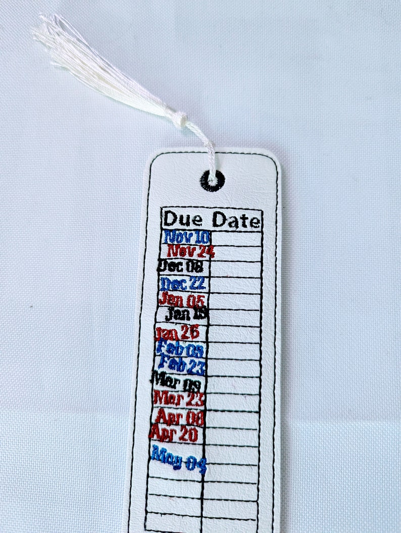 Library Card Bookmark, Book Lover Gift, Loves to Read, Fun Bookmark ...