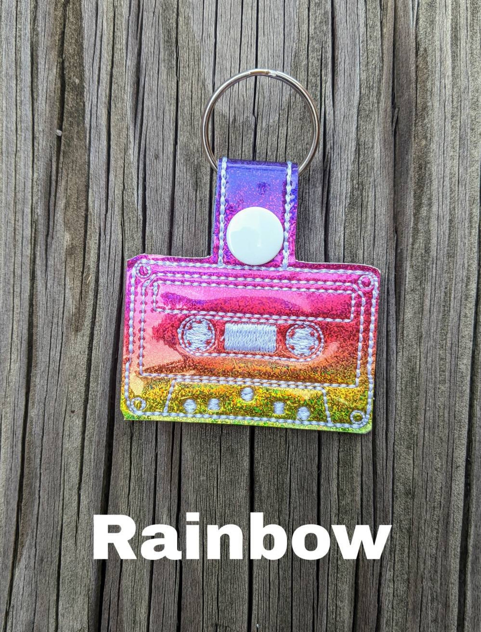 Cassette Tape Keychain Vintage Keychain 80's | Etsy