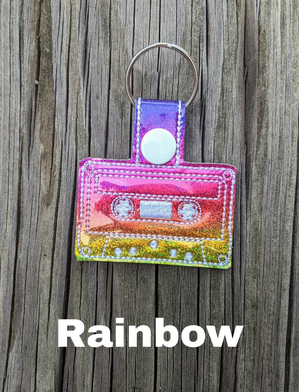 Cassette Tape Keychain Vintage Keychain 80's | Etsy