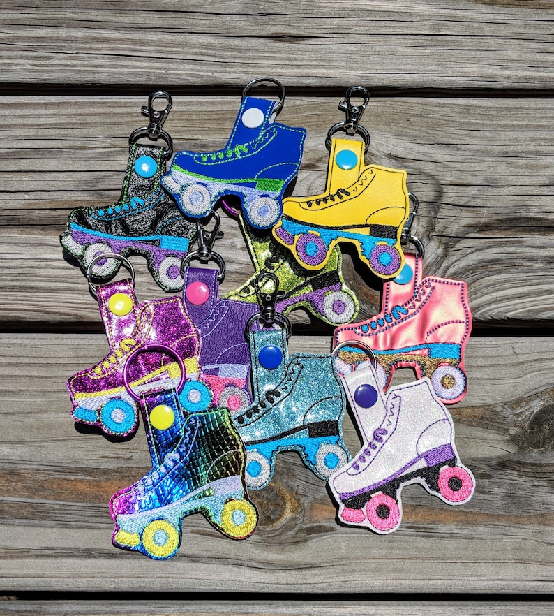 Roller Skate Keychain Roller Derby keychain Roller Skate | Etsy