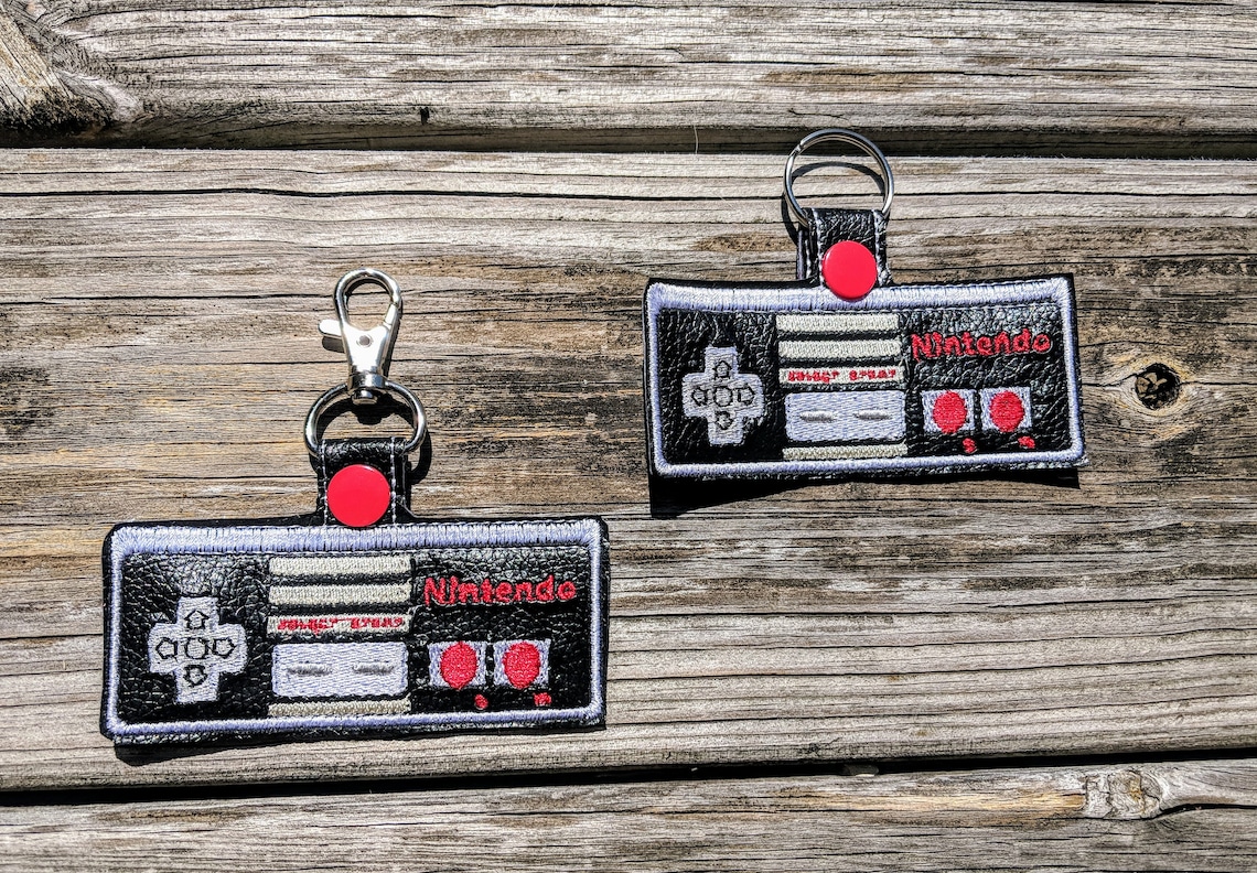 Nintendo Controller Keychain Classic NES Accessory Classic - Etsy